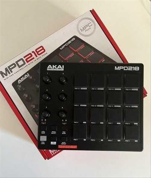 Akai MPD218 (миди контроллер)