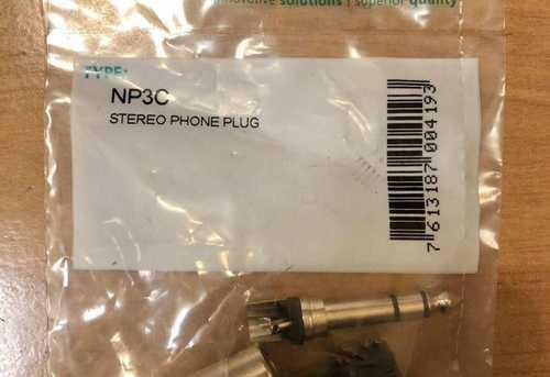 Разъемы Neutrik NP3C, stereo