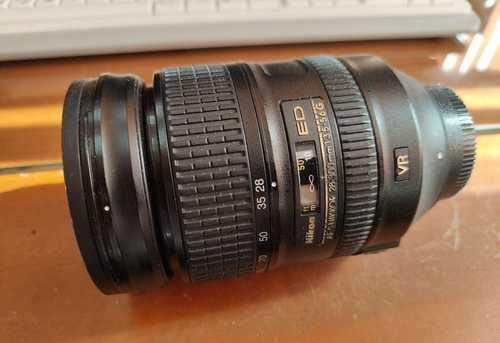 Объектив Nikon 28-300mm f/3.5-5.6G VR на запчасти