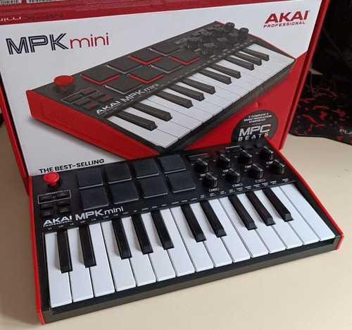 Midi клавиатура akai mpk mini