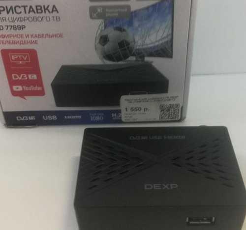 Приставка DVB-T2 Dexp HD 7789P