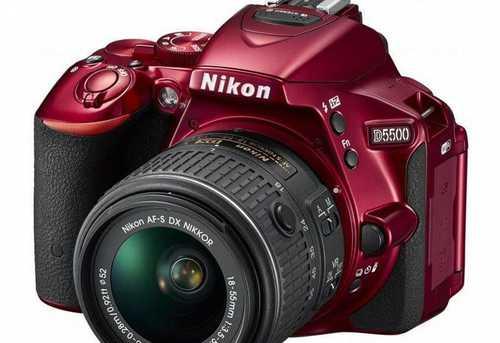 Фотоаппарат Nikon D5500 с объективом 18-55