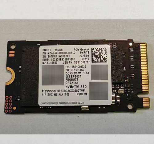 Ssd m2 nvme 256gb samsung pm991 2242