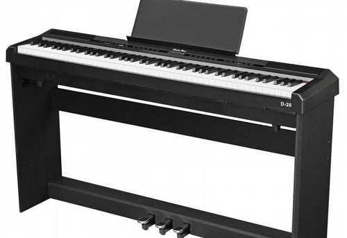 Черное цифровое пианино для обучения и музшколы