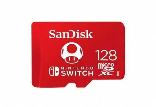 Карта MicroSD SanDisk Nintendo Switch на 128GB