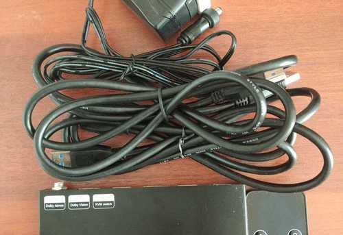 4K hdmi KVM Switch 2 Ports USB 3.0, Share 2 Comp