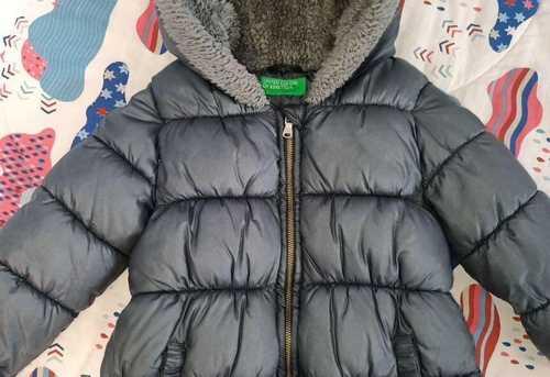 Пальто для девочки benetton 86