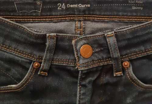Джинсы женские Levi's W24 L32, Withney W33 и др