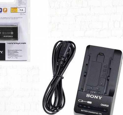 Аккумулятор sony NP-FV70 + Зарядное sony BC-TRV