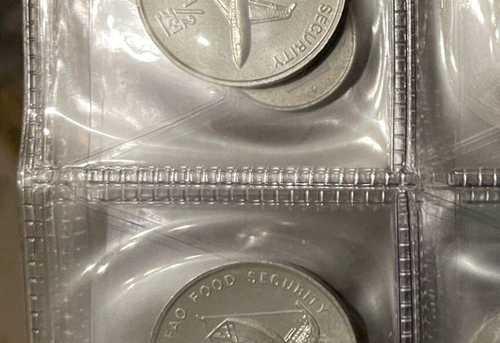 Монета Северная Корея 1/2 чоны 2002 фао