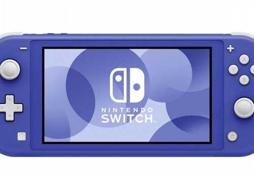 Nintendo switch lite, новая, цвет синий