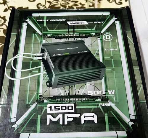 Усилитель Моноблок одноканальный Machete MFA-1.500