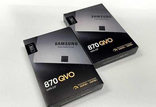 Новый SSD 1TB Samsung 870 QVO 2.5