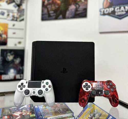 Sony playstation 4 Slim 1tb   2 геймпада