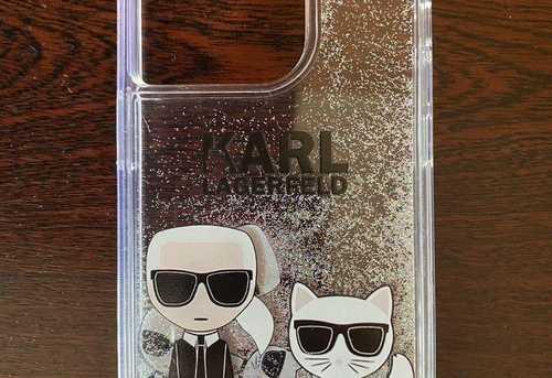 Чехол на iPhone 14 pro karl lagerfeld