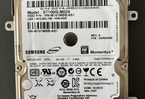 Жесткий диск Samsung 1тб
