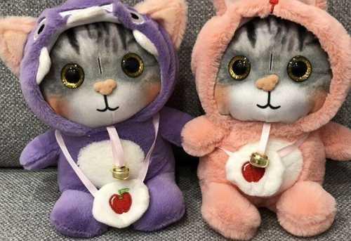 Мягкая игрушка Котик в кигуруми Кот в пижаме в кап