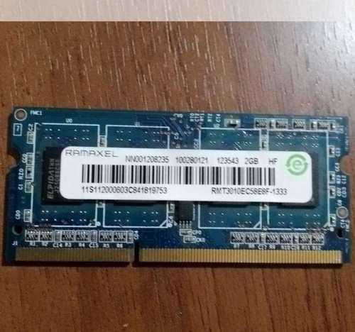 Оперативная память ddr3 для ноутбука 2gb