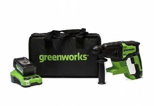 Greenworks GD24SDS2K4 аккумуляторный перфоратор