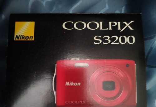 Фотоаппарат nikon s3200