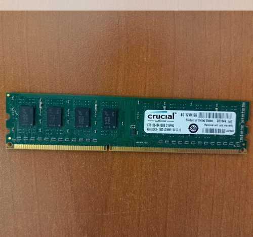 Оперативная память ddr3 4 gb 1600