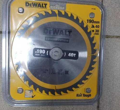 Пильный диск dewalt новый