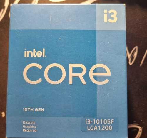 Процессор intel core i3 10105f box