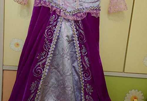 Карнавальный костюм принцесса Рапунцель новый