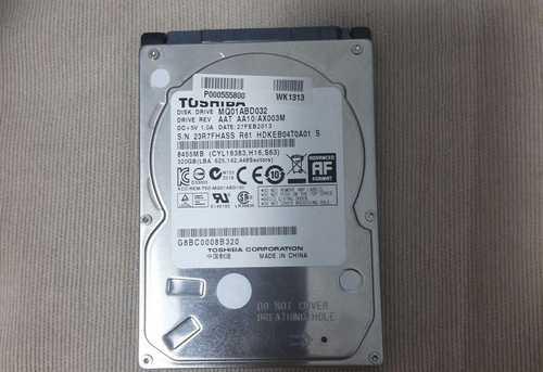 Жесткий диск Toshiba 320 gb