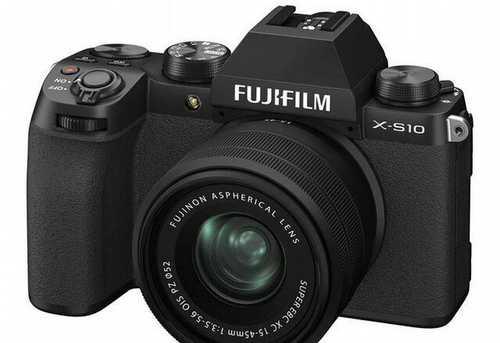 Fujifilm X-S10 Kit 15-45mm f/3.5-5.6 OIS PZ Black