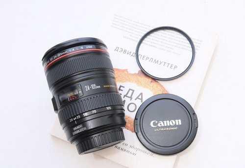 Объектив Canon EF 24-105 IS USM + фильтр