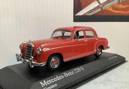 Mercedes Benz 220 S W128 1:43 Minichamps