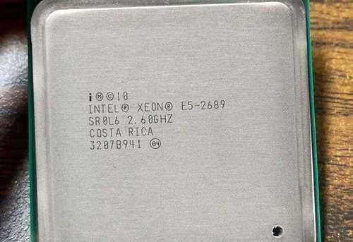 Процессор Intel Xeon E5 2689 8-ядерный 16 потоков