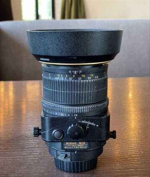 Объектив Nikon Nikkor 45mm f/2.8D PC-E tilt/shift