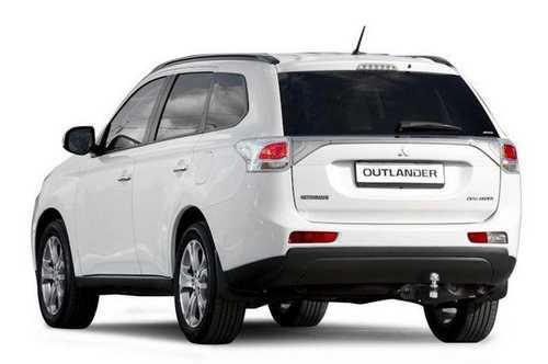 Фаркоп под квадрат Mitsubishi Outlander III Restyl