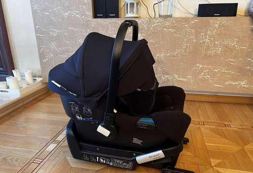 Автолюлька bugaboo turtle luna + база isofix