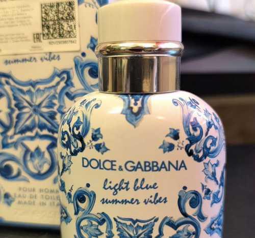 Dolce gabbana light blue summer vibes 75 мл