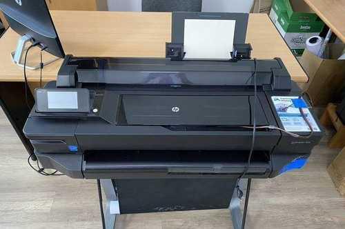 Как печатать на плоттере hp designjet t520