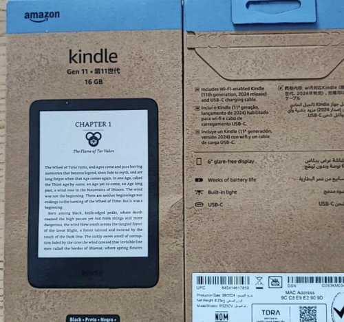 Amazon kindle 11 2024 16gb новая электронная книга