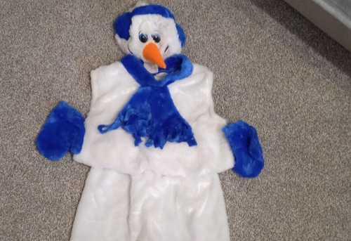 Новогодний костюм снеговика 3-5 лет