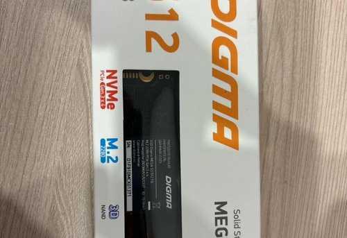 Digma 512 гб Внутренний SSD-диск mega S3 (мега с3)