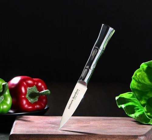 Нож кухонный Samura bamboo, для овощей, лезвие 8 с