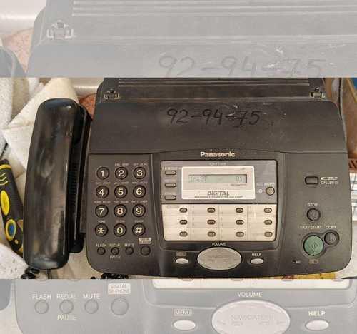 Факсы panasonic kx ft908