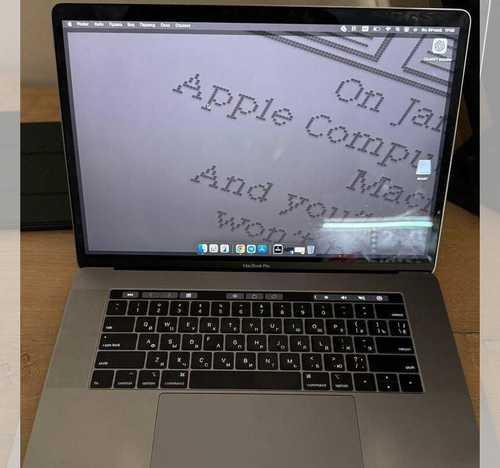 Apple macbook pro 15 2019