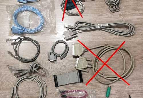 Кабели Ethernet, USB, LPT, COM, PS/2, SATA