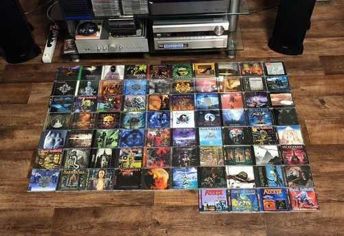 CD диски тяжелый рок металл лицензия 35 штук