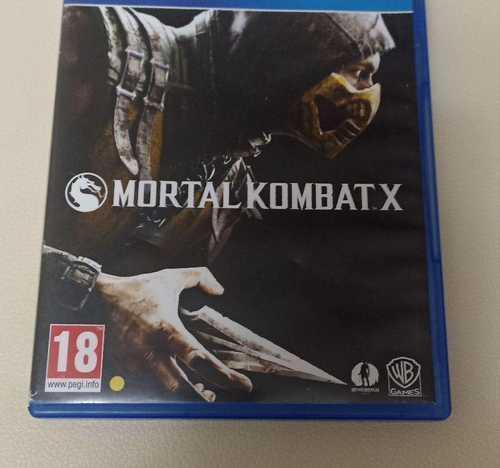 Диск на ps4 Mortal Kombat X