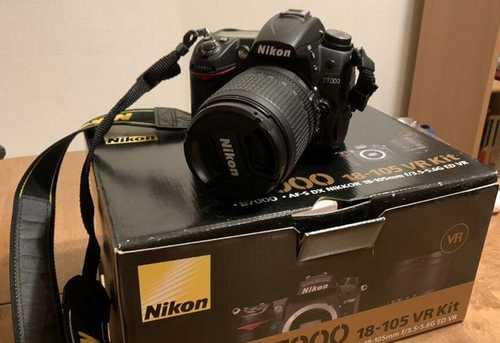 Продам фотоаппарат Nikon D7000 18-105 VR Kit