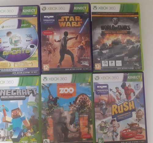6 игр для xbox 360