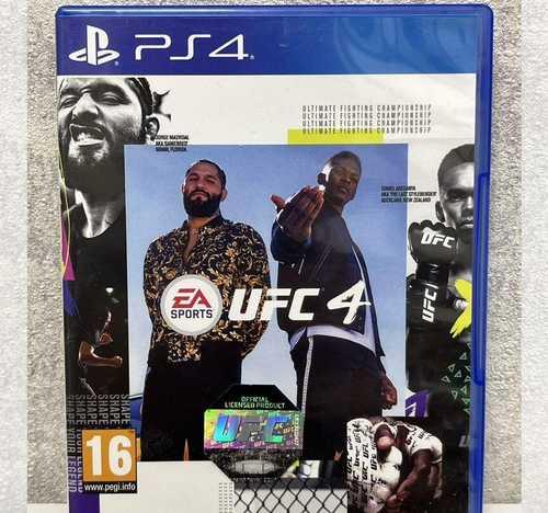 UFC 4 PS4 Диск